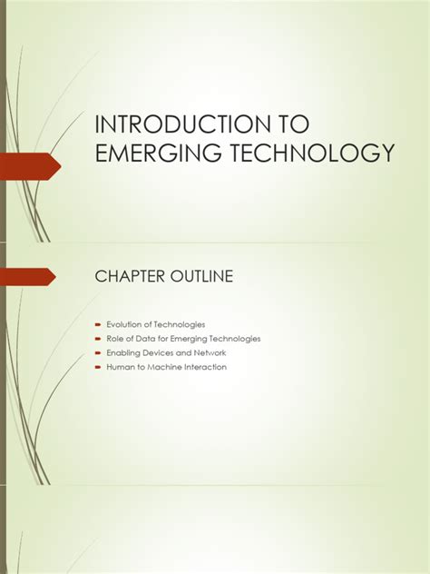 1 Introduction To Emerging Technology Pdf