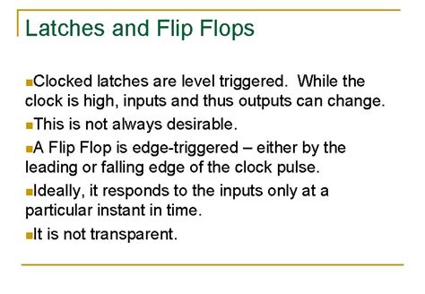 Sequential Logic And Flip Flops Sequential Logic Circuits