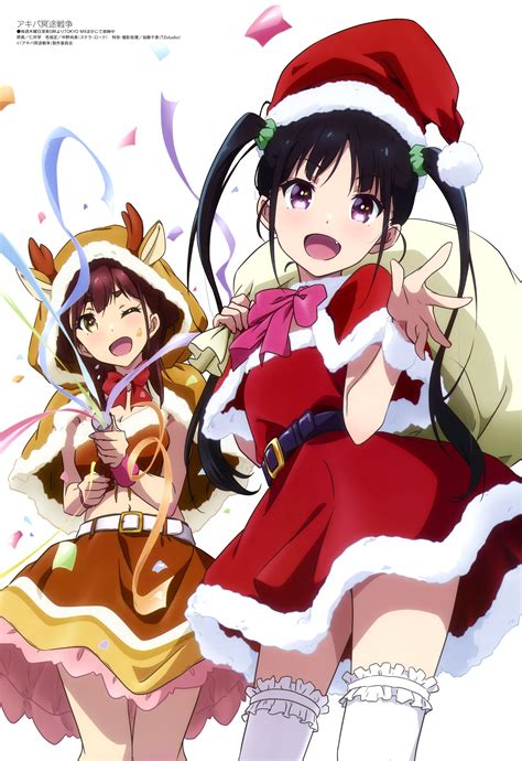 Rule 34 Absurdres Akiba Maid Sensou Animal Ears Christmas Dress