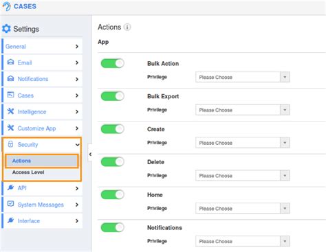 How Can I Give Users Permission To Access Display Dropdown In Cases App