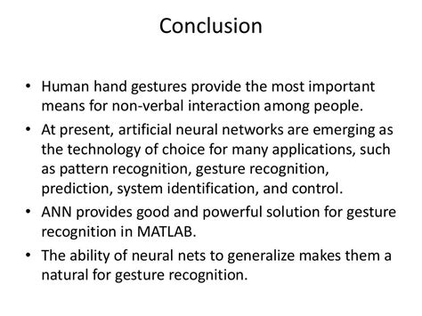 Artificial Neural Network For Hand Gesture Recognition