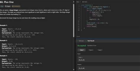 50daysofcode Day14 Leetcode Plusone Arrays Codingchallenge Dsa