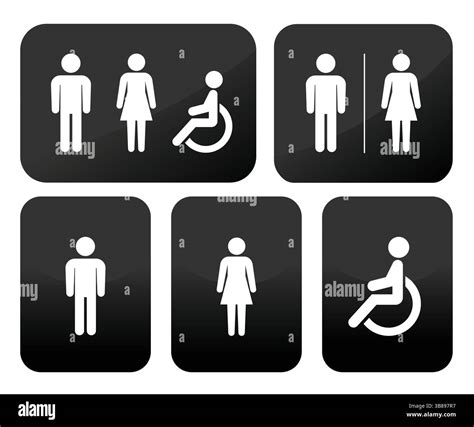 Gender Representation Symbols And Accessibility Icons Enhancing