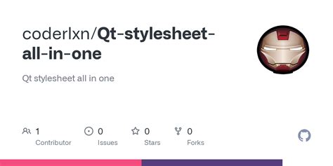 Github Coderlxnqt Stylesheet All In One Qt Stylesheet All In One