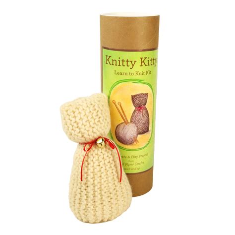 Pied Piper Crafts Diy Knitty Kitty Kit Acorn Toy Shop