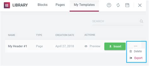 Kava Theme How To Export Headersfooters Zemez Support