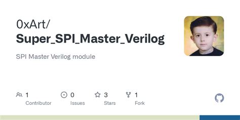 Github 0xartsuperspimasterverilog Spi Master Verilog Module