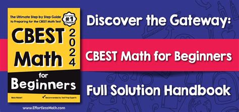 Discover The Gateway “cbest Math For Beginners” Full Solution Handbook Effortless Math We