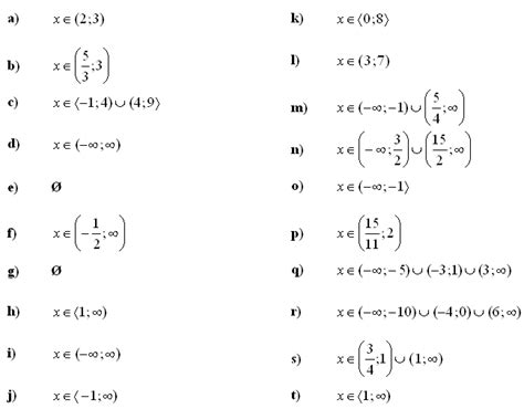 Answers To Math Exercises Math Problems Linear Equations And Inequalities