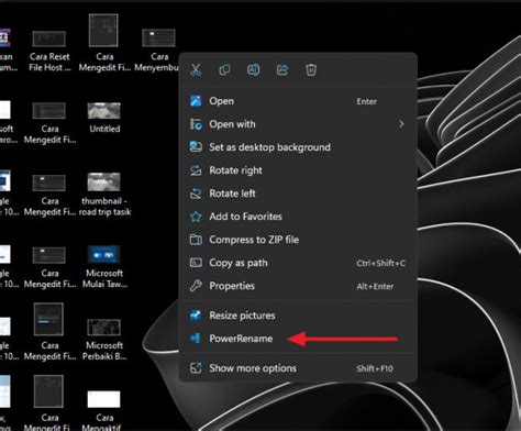 Ini Dia Cara Hide Powerrename Di Context Menu Windows 11