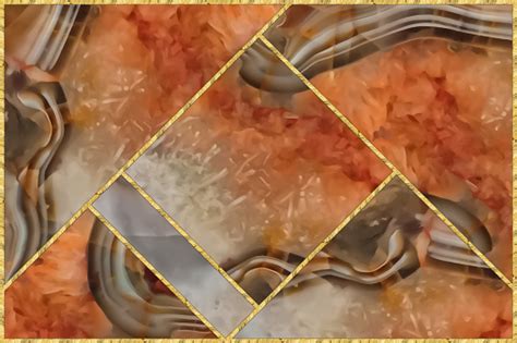 트레이서리 모자이크 인레이 그리드 스테인드 글라스 스타일의 그림입니다 아르 데코 배경 타일 표면 벽지 랩 핑 티셔츠 린넨 직물용 프린트 돌 질감입니다 마노 패턴에 대한 스톡