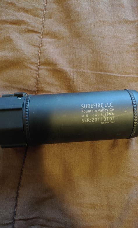 Sold Surefire Qd Mock Supressor Hopup Airsoft