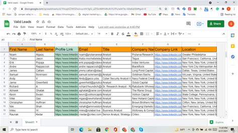 Lead Generation Data Entry Data Scraping Linkedin Company Freelancer