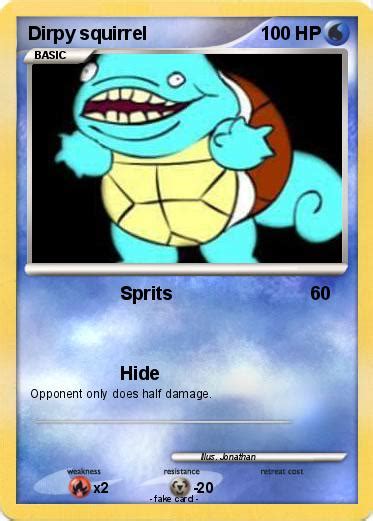 Pokémon Dirpy Squirrel Sprits My Pokemon Card