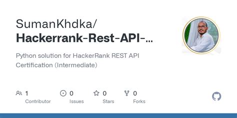Github Sumankhdkahackerrank Rest Api Certification Python Solution