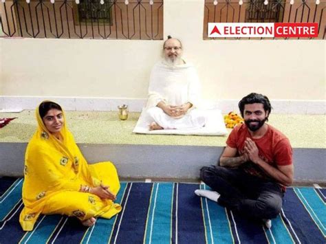 Rivaba Jadeja Gujarat Election 2022 Campaign Images Ravindra Jadeja Met Pm Modi See Photos