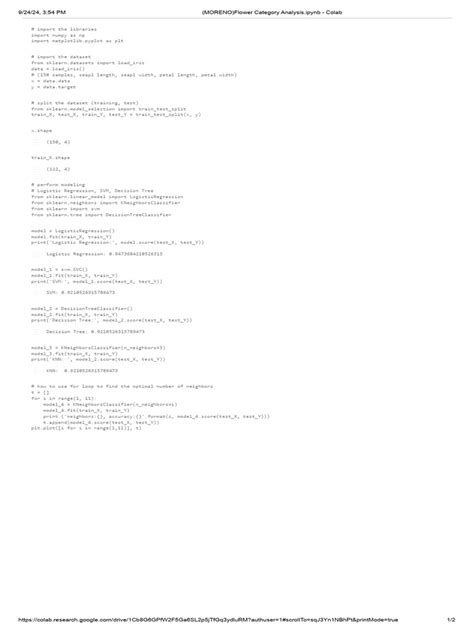 Flower Category Analysisipynb Colab Pdf Support Vector Machine