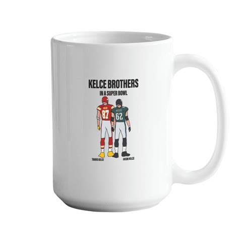 Travis Kelce Vs Jason Kelce Mugs Kelce Brothers Mugs Jason Kelce Mugs