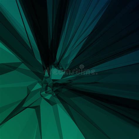 Dark Green Microcircuit Abstract Microprocessor Scheme Poster Background Template Vector Stock