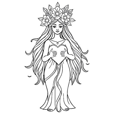 Best Mother Nature Coloring Pages Free Printable Pdf