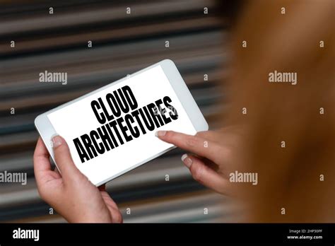 Conceptual Caption Cloud Architectures Business Approach Various