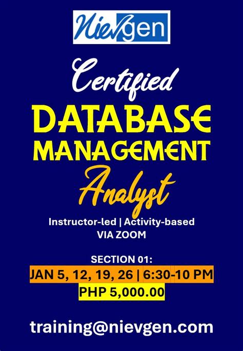 john cabrera placente on linkedin nievgen dbma database ssms