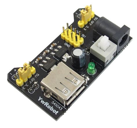 breadboard power supply module 3 3v 5v mb102 switched header arduino pic pi all top notch