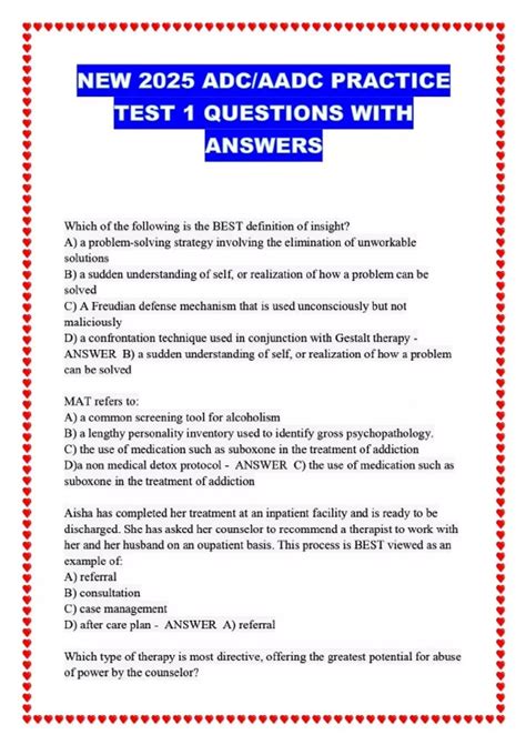 New 2025 Adcaadc Practice Test 1 Questions With Answers Adcaadc