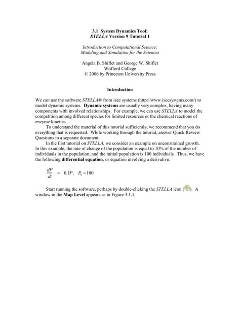 Stella V9 Tutorial 1