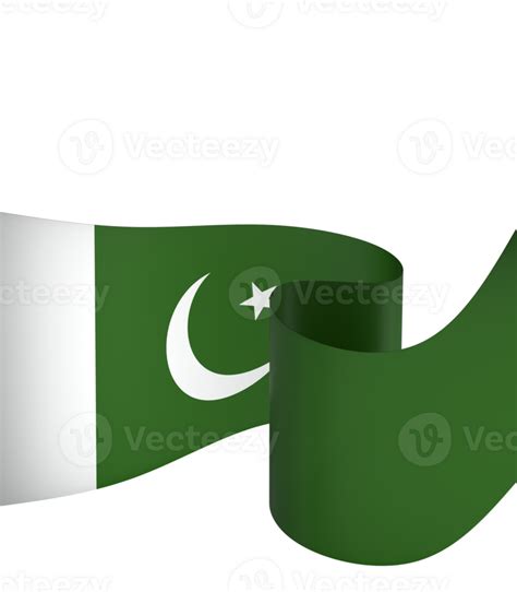 Pakistán Bandera Elemento Diseño Nacional Independencia Día Bandera