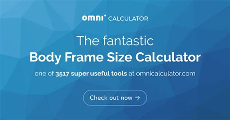 Body Frame Size Calculator
