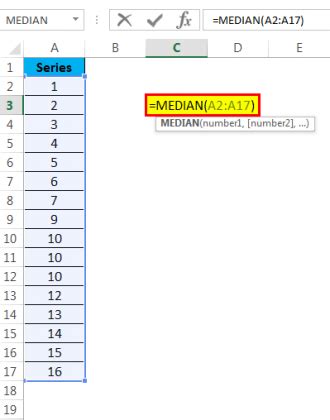 Median Function In Excel Formula Examples How To Use Median