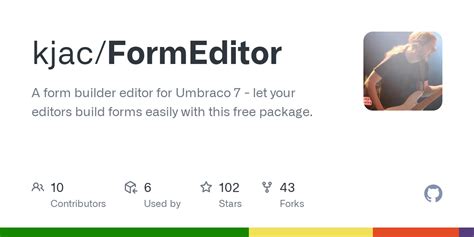 Github Kjacformeditor A Form Builder Editor For Umbraco 7 Let Your Editors Build Forms