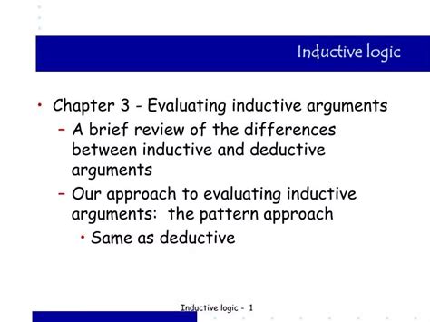 Ppt Inductive Logic Powerpoint Presentation Free Download Id1714558