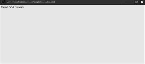 Index Html PSET6 Similarities Web Form Errors Cannot POST Compare