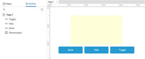 Hiding And Showing Widgets Tutorial Axure Docs