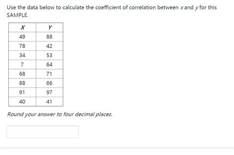 Solved Use The Data Below To Calculate The Coefficient Of Chegg Com