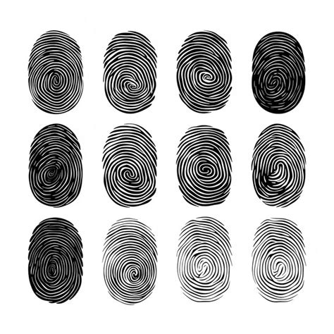 Premium Ai Image Artificial Intelligence Fingerprint Icon Set Created With Generative Ai