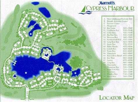 Marriotts Harbour Lake Resort Map Marriotts Harbour Lake