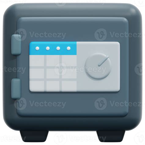 Safe Box 3d Render Icon Illustration 21615126 Png