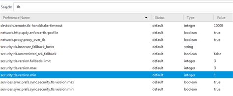 Mozilla Firefox Settings