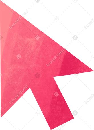 Pink Cursor PNG SVG