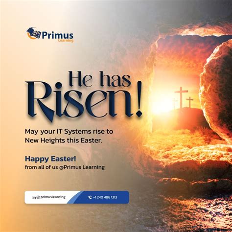 Primus Learning On Linkedin Hehasrisen Primuslearning Happyeaster
