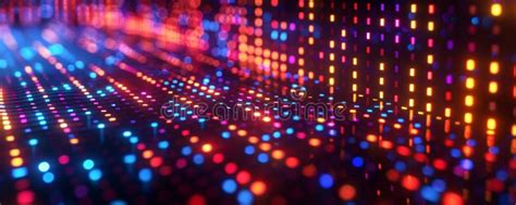 Abstract Visualization Of Mitigating Risks With Colorful Digital Dots Representing Data And