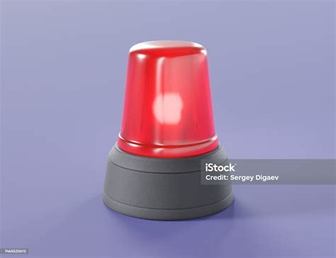 밝은 파란색 격리 된 배경 보안 테마 그림 3d 렌더링에 현실적인 깜박이는 비콘 아이콘 3차원 형태에 대한 스톡 사진 및 기타 이미지 3차원 형태 8k