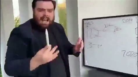 man explaining whiteboard meme but in reverse youtube