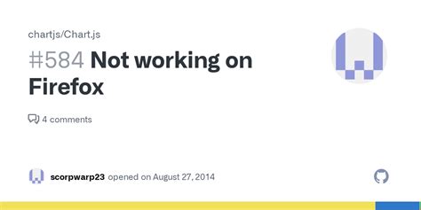Not Working On Firefox · Issue 584 · Chartjschartjs · Github