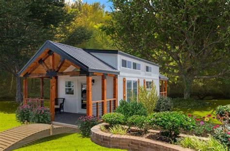 Beautiful White Mockingbird Tiny Home Dream Tiny Living