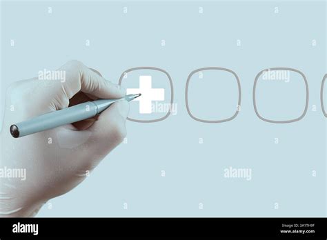 Doctor Using A Digital Checklist For Medical Document Verification