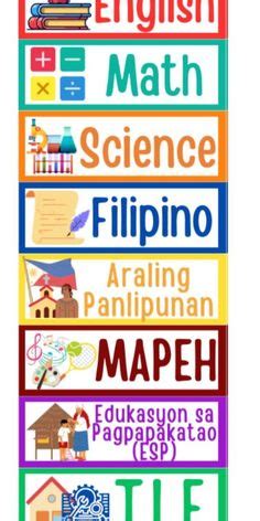 Notebook Label Subject Template In 2025 Notebook Labels Classroom